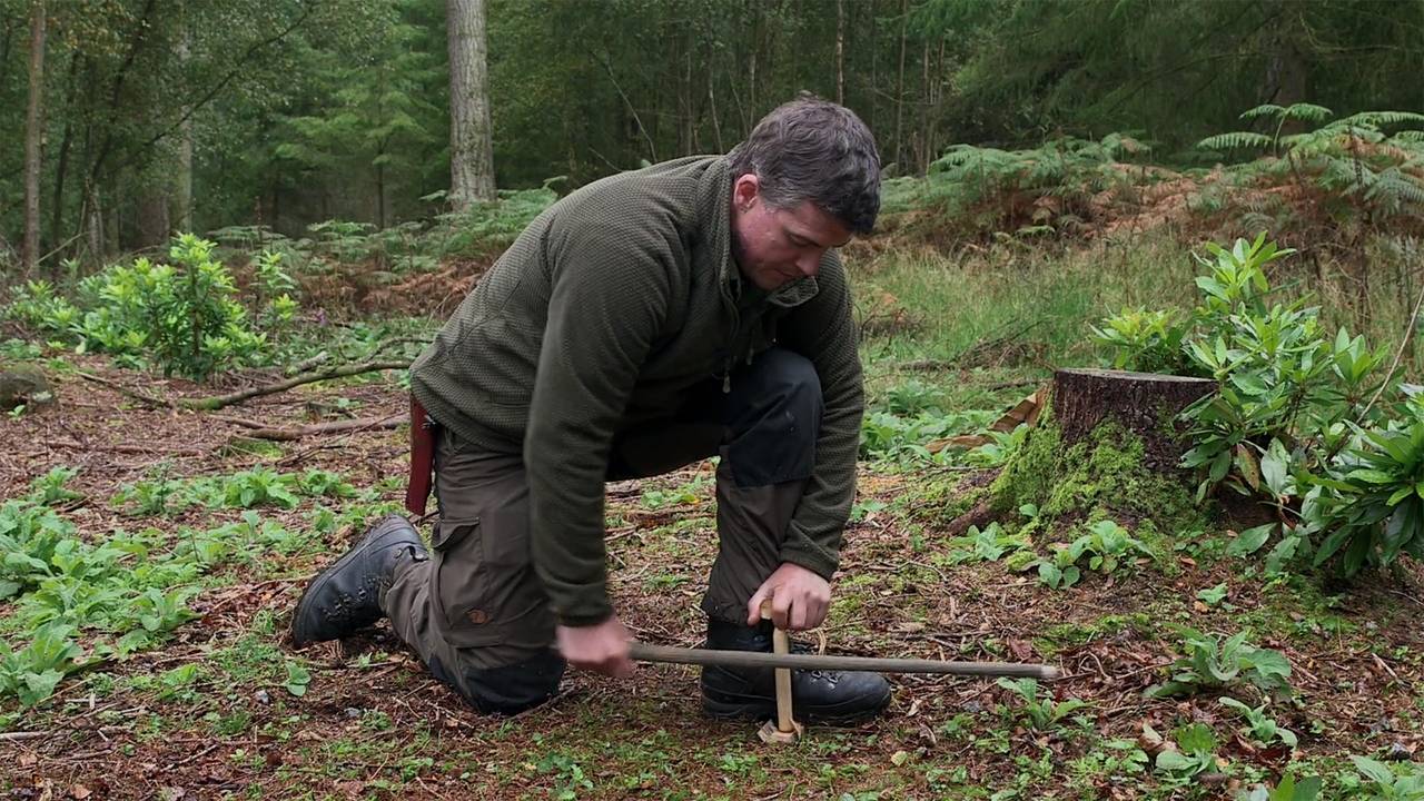 Bow-Drill Body Position