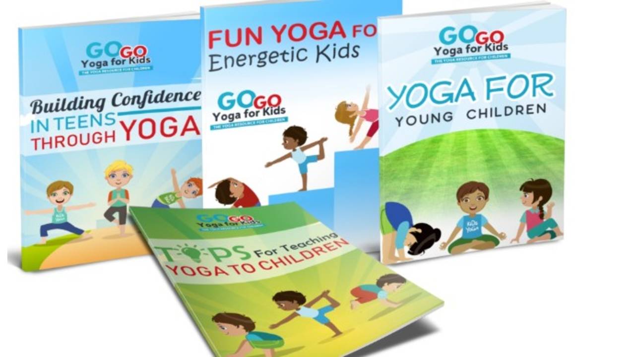 Kids yoga lesson plan bundle