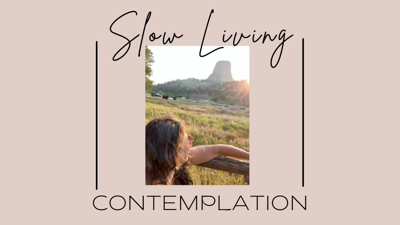 Are you feeling the pull to slow down? Seeking slow