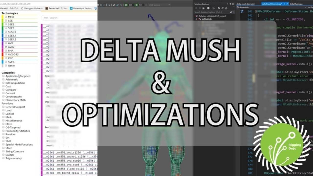 Rigging Dojo Maya API Advanced C++ : 201 On-demand Course