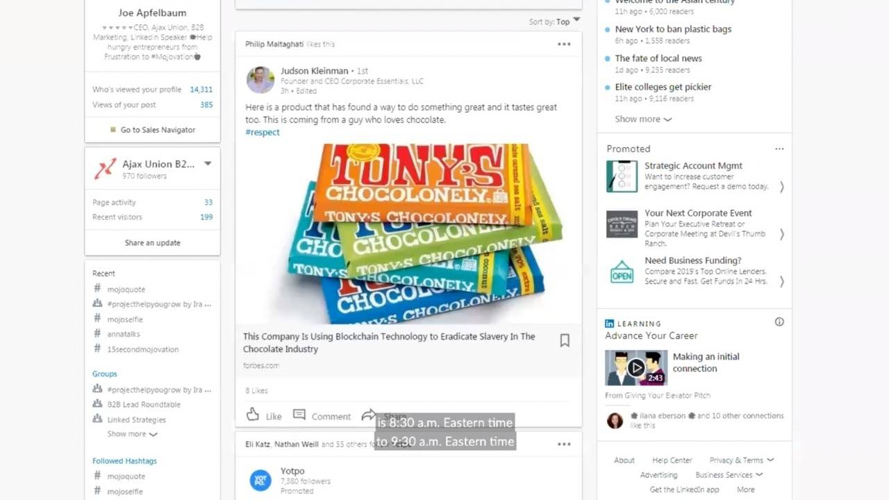 Tip Tuesday - What is the best time of day to post on LinkedIn?