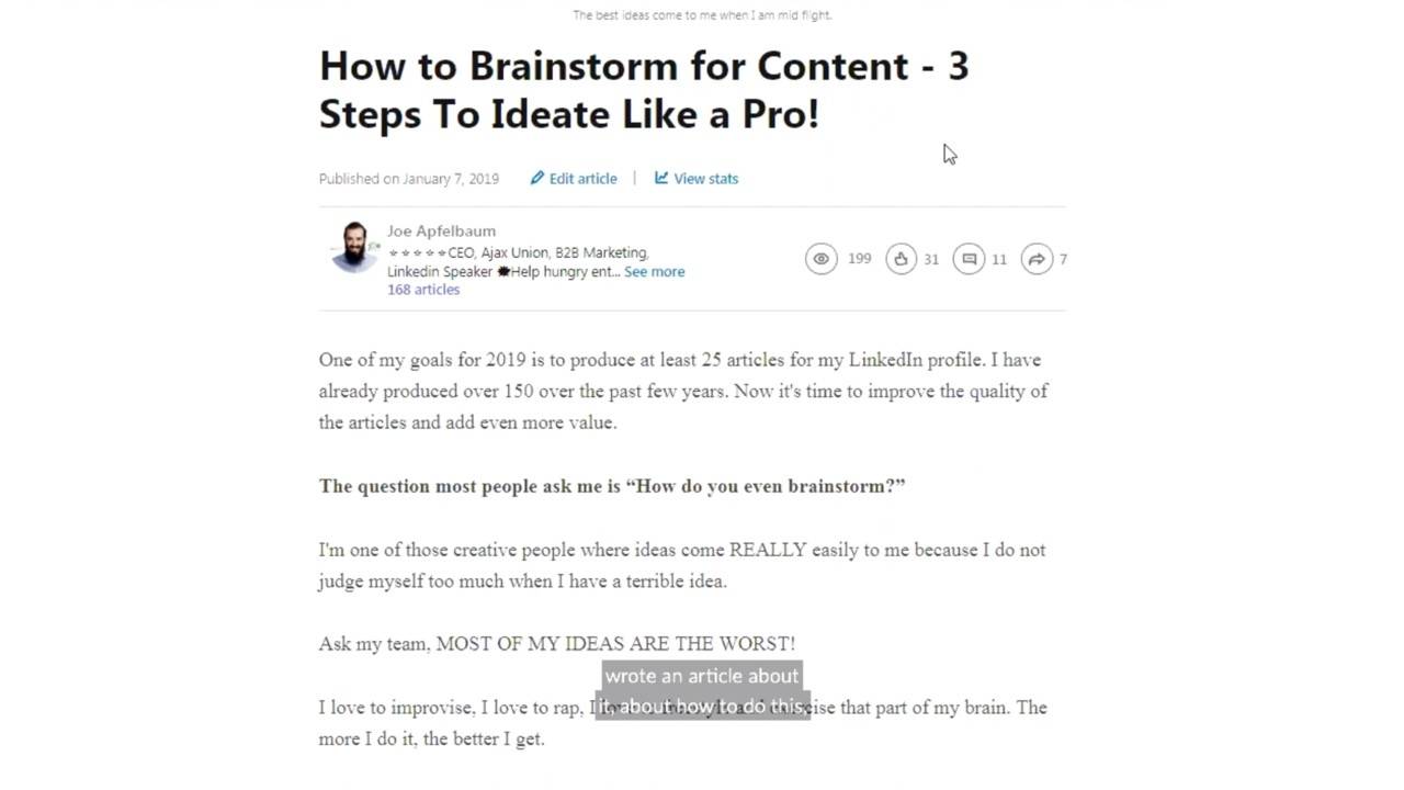 Tip Tuesday - How can I get ideas for things to post on LinkedIn?