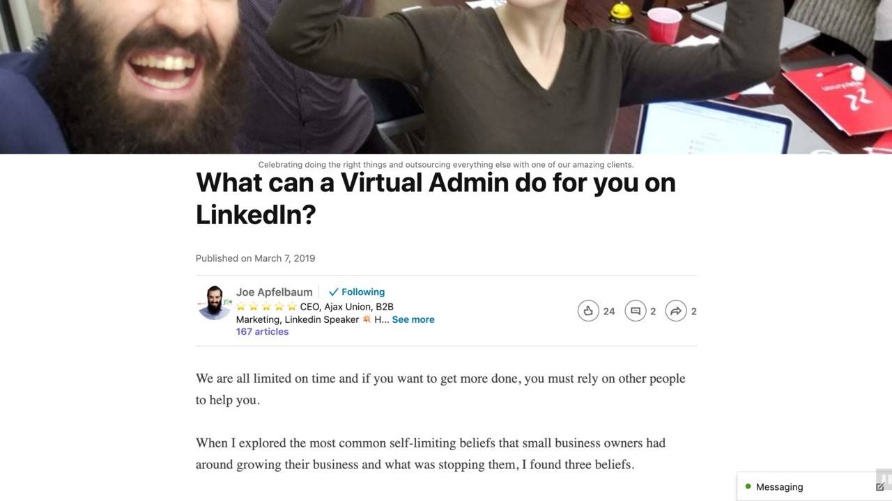 Tip Tuesday - When should we POST or write an ARTICLE on LinkedIn?