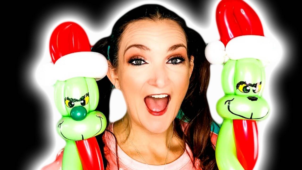 Grinch Balloon Animal Tutorial