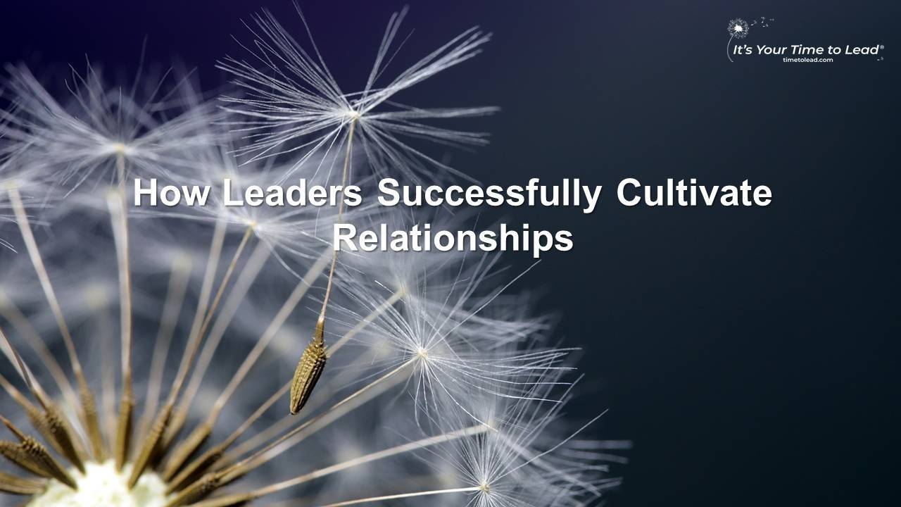 Registration Page for How Leaders Successfully Cultivate Relationships