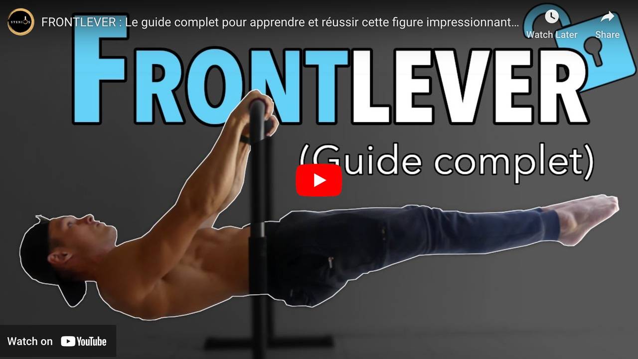 Le guide complet pour réussir le front lever (tutoriel)