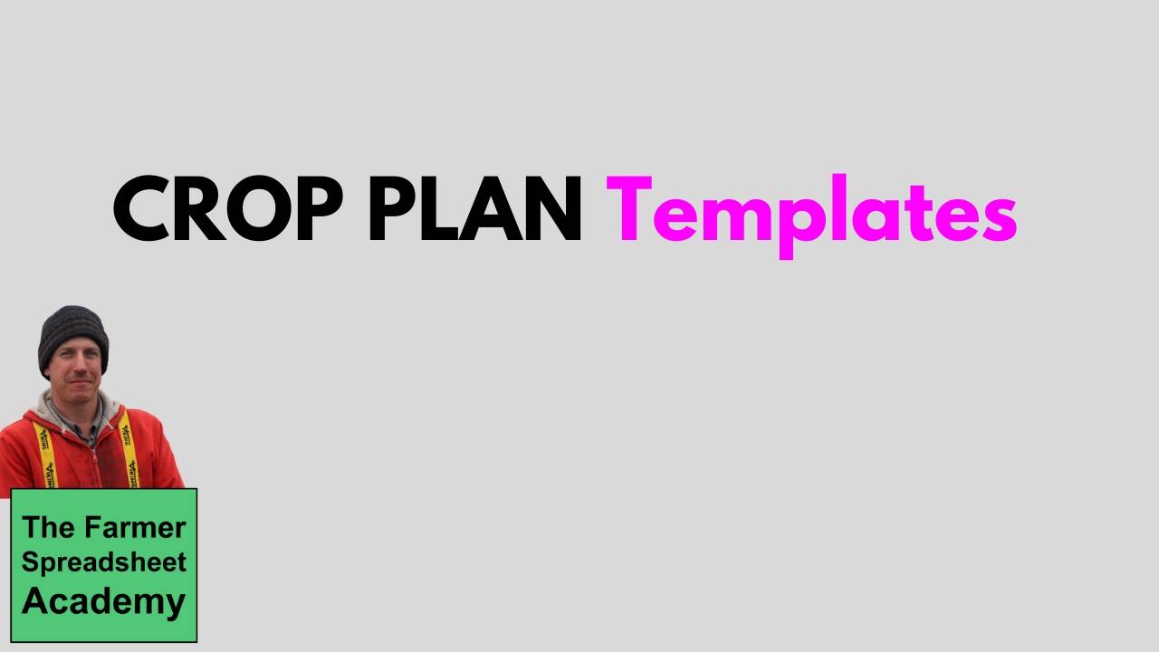 Build A Better Crop Plan templates