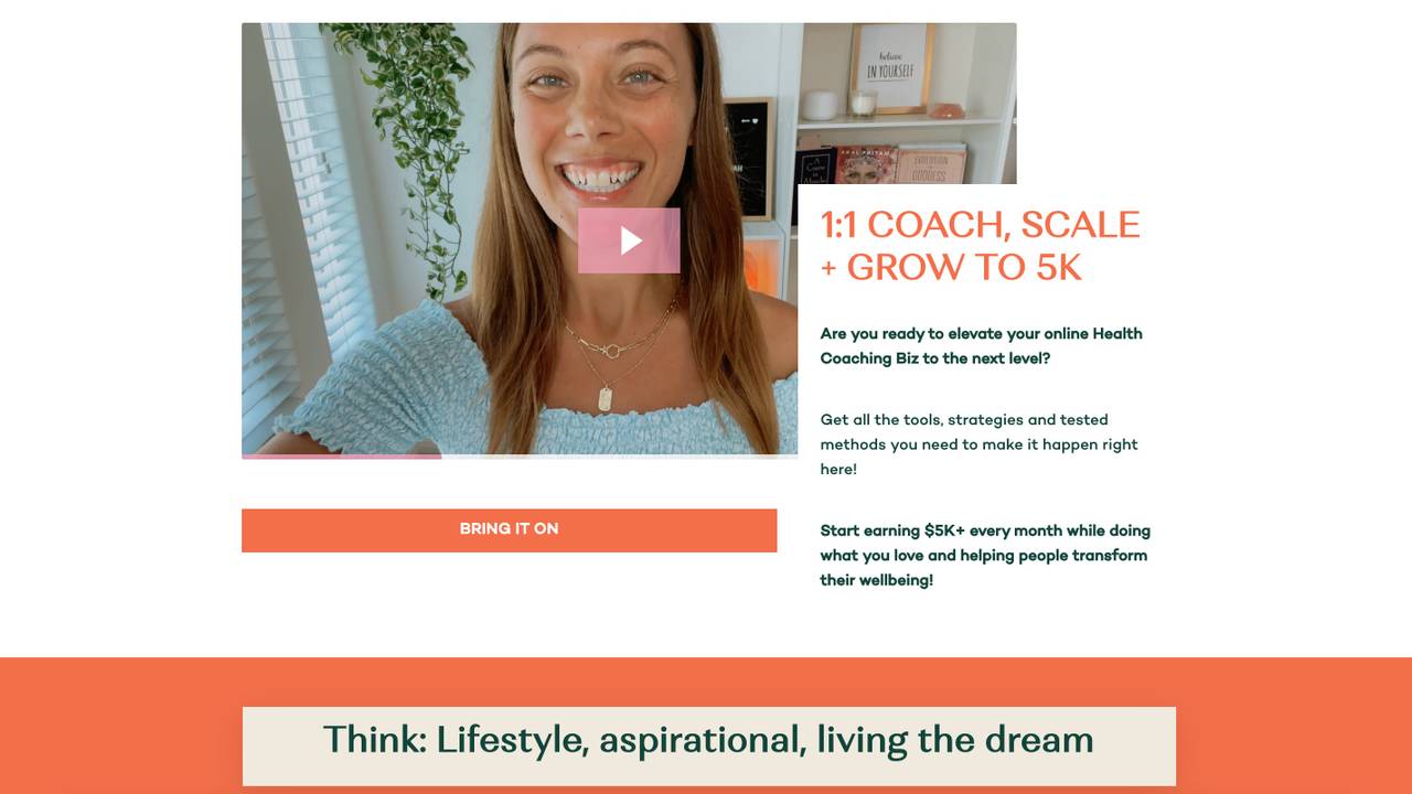 Coach, Scale & Grow to $5K 1:1