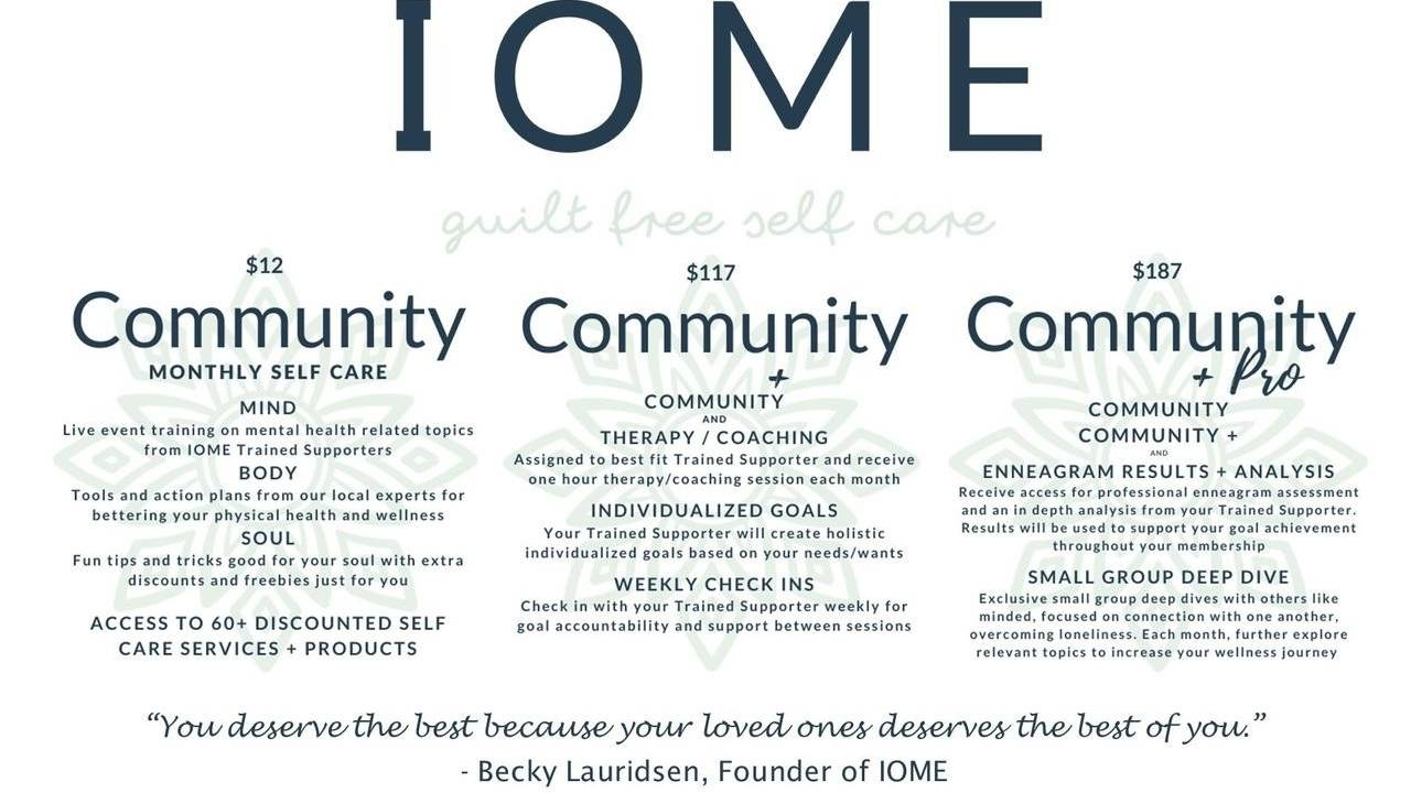 IOME is officially announcing the membership changes.