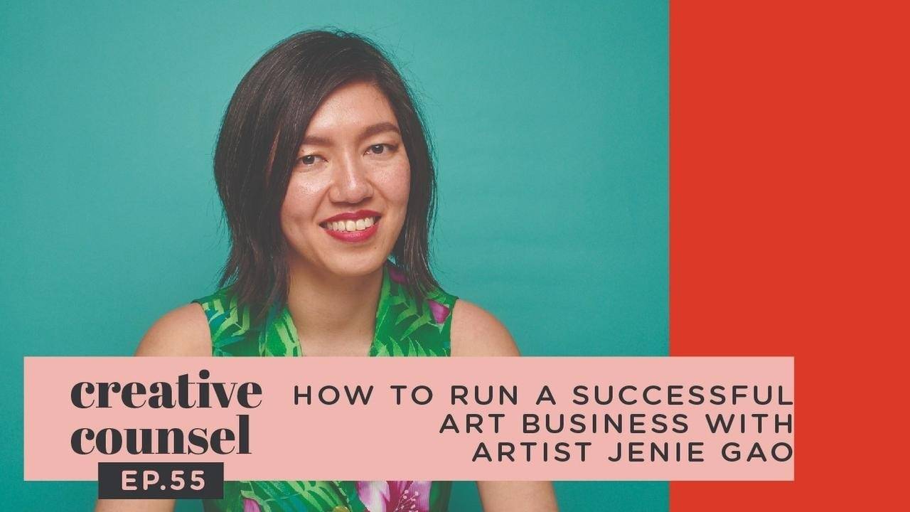 Podcast Episode: How to Run a Successful Art Biz with Artist Jenie Gao