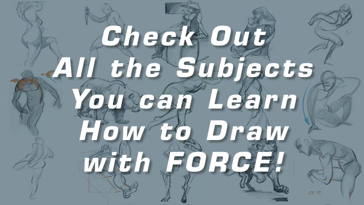 FORCE Subjects - Figure Drawing Classes, Character Design, And More