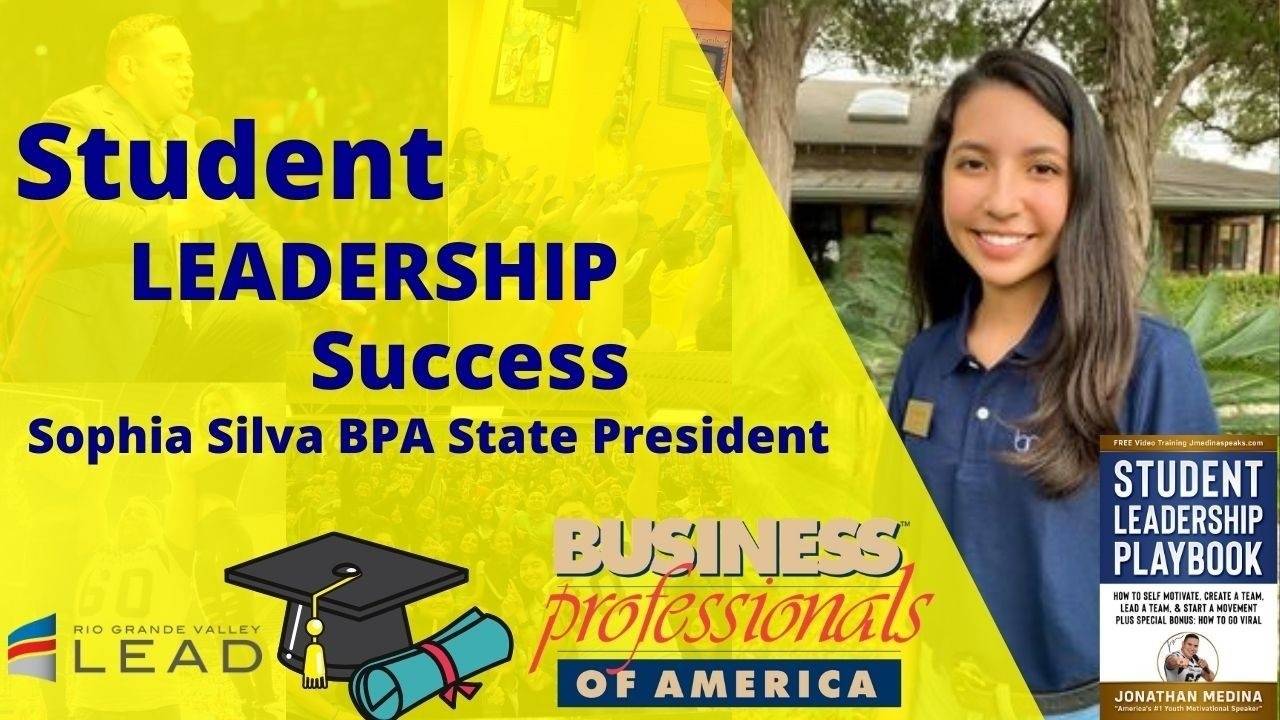 Texas BPA President & Top #1 Youth Speaker Jonathan Medina FREE Tips