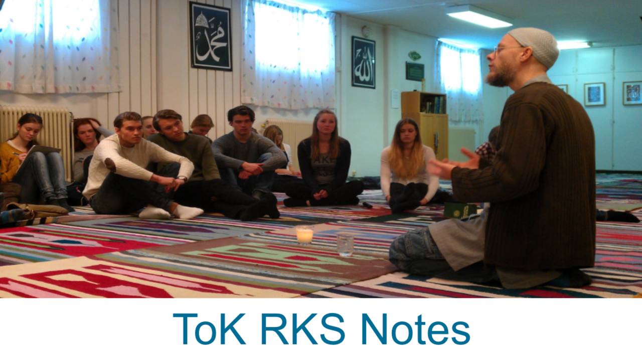 Religious Knowledge Systems Notes - ToK