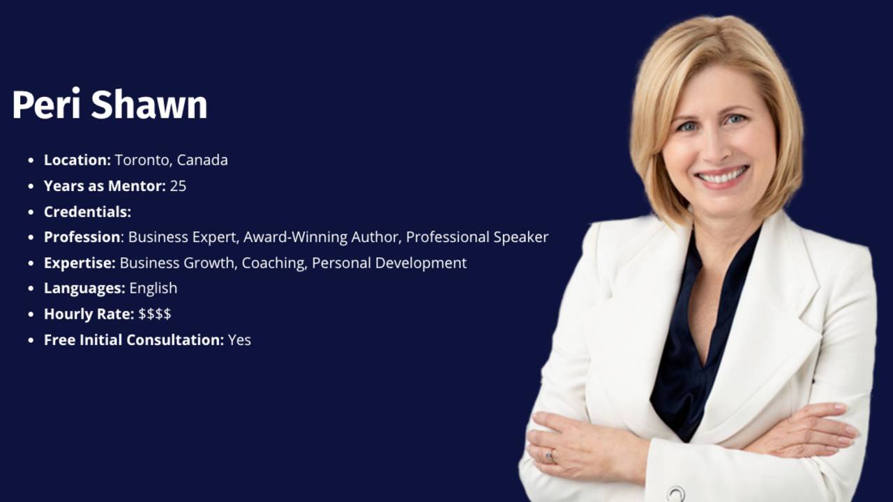 Peri Shawn Founder Coaching and Sales Institute
