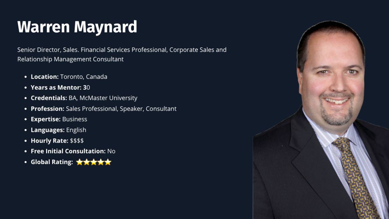 Warren Maynard Financial Services Professional