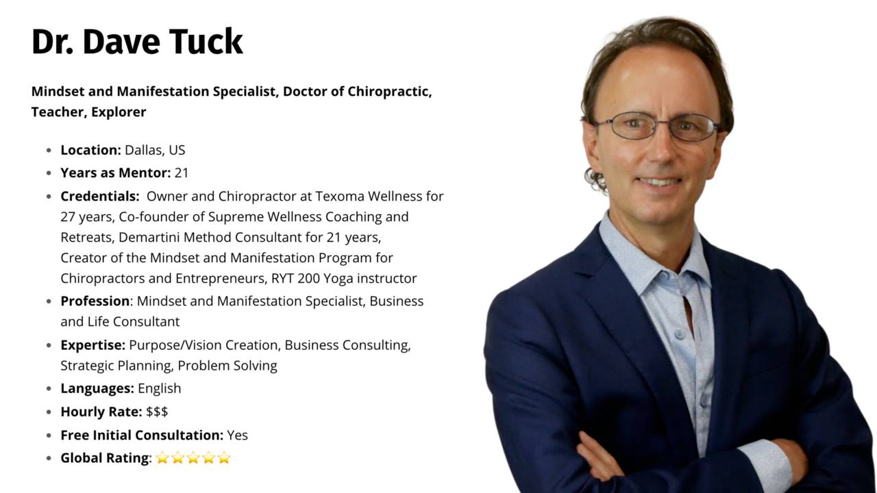 Dr. Dave Tuck