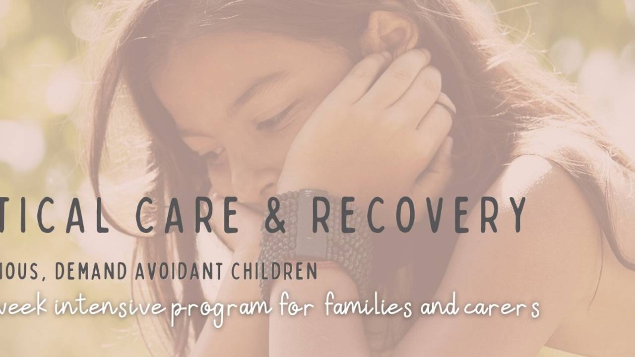 Critical Care & Recovery for anxious, demand avoidant children