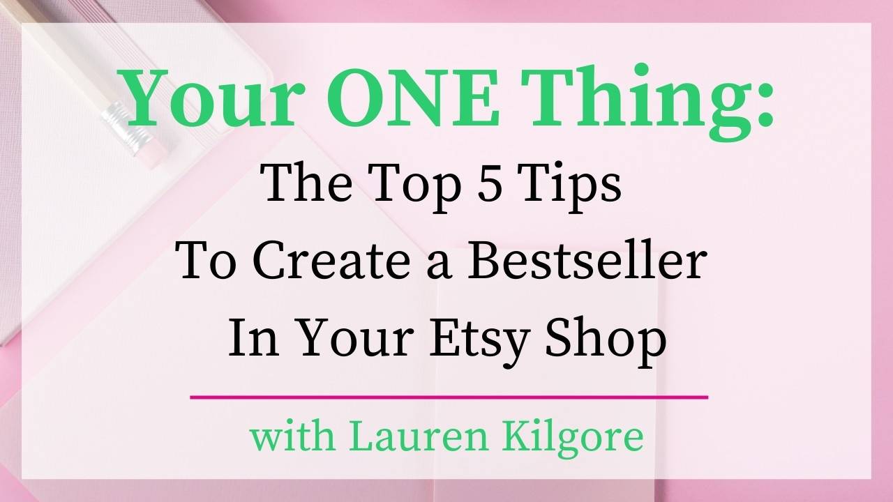 FREE MASTERCLASS - Your ONE Thing