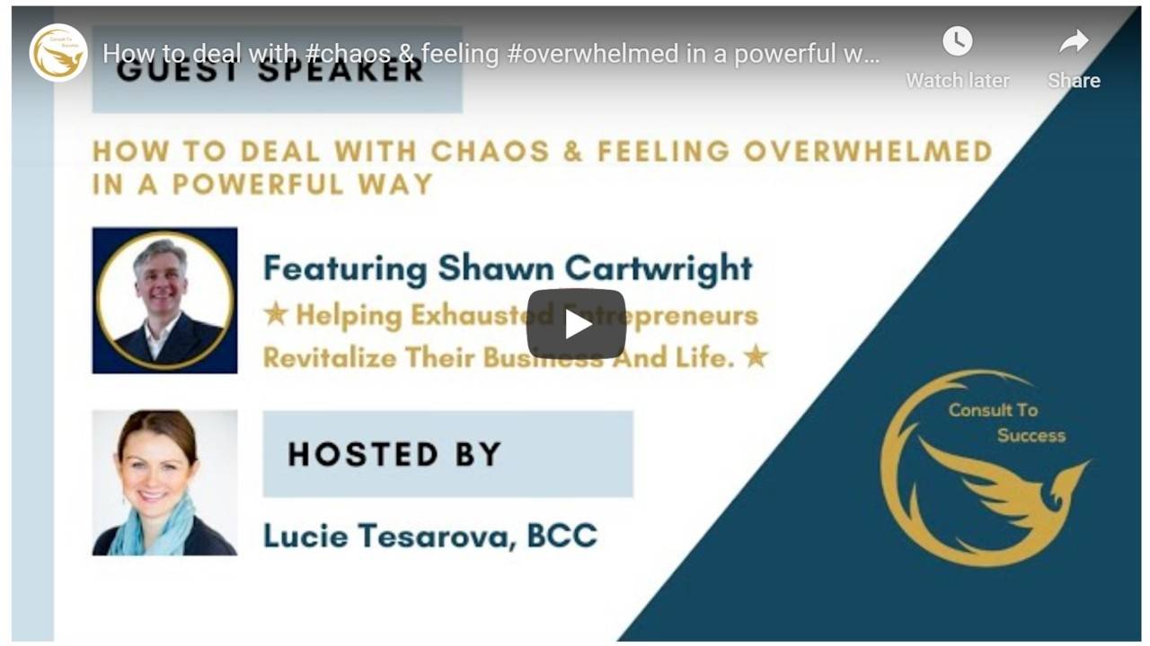 A Powerful Way to Deal with Chaos and Overwhelm in the World