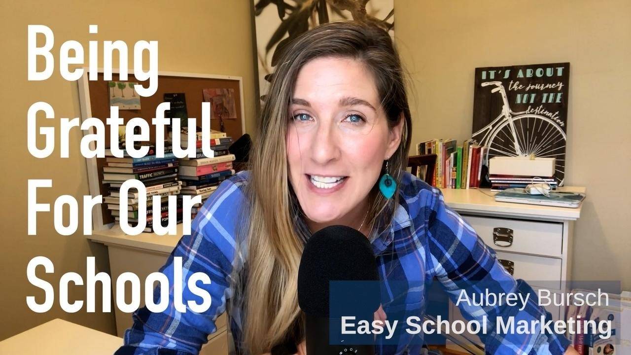 Being Grateful For Our Schools