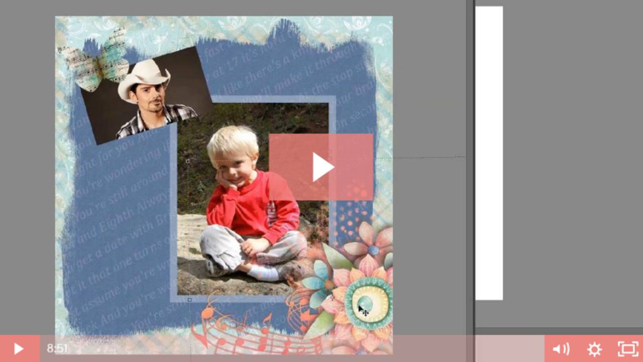 How to Use Song Lyrics for Backgrounds in Photoshop Elements