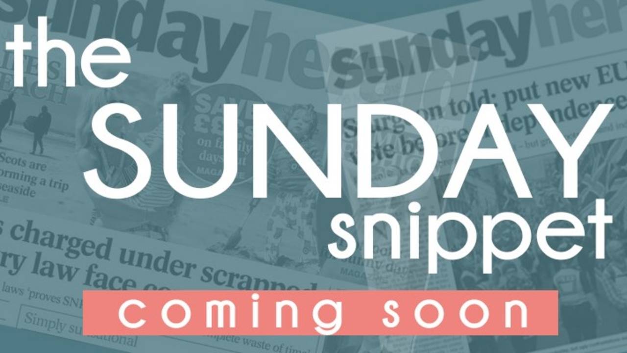 The Sunday Snippet - Quickpages