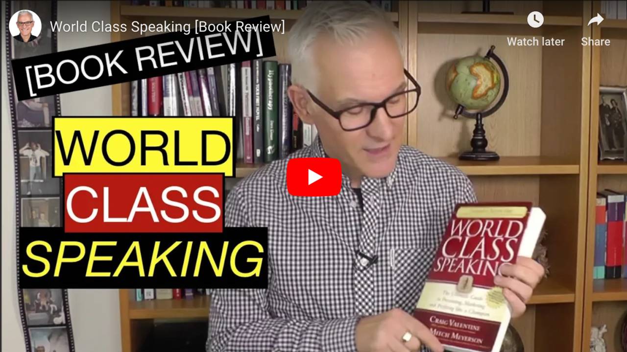 How To Be A World Class Speaker [Book Review]