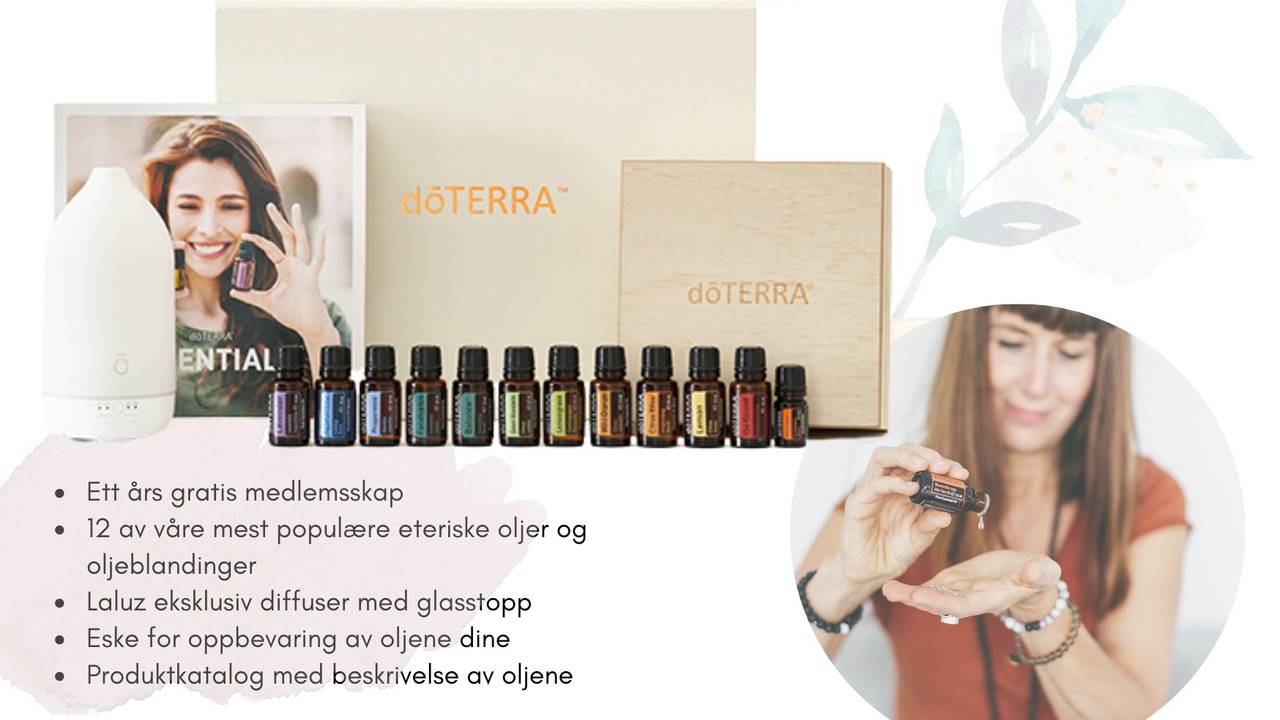 doTERRA Together Kit- pakken med gode oljeklassikere og Laluz Diffuser