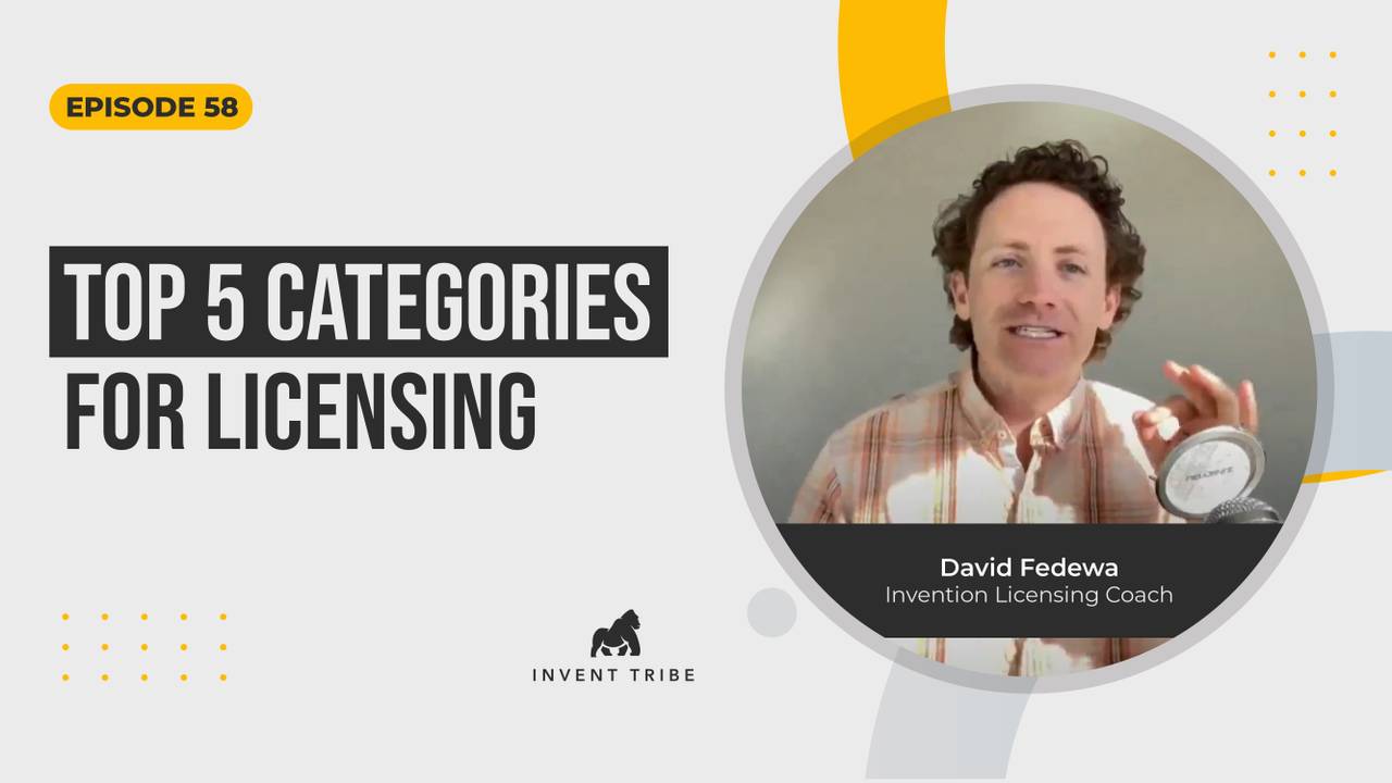 Top 5 categories for licensing