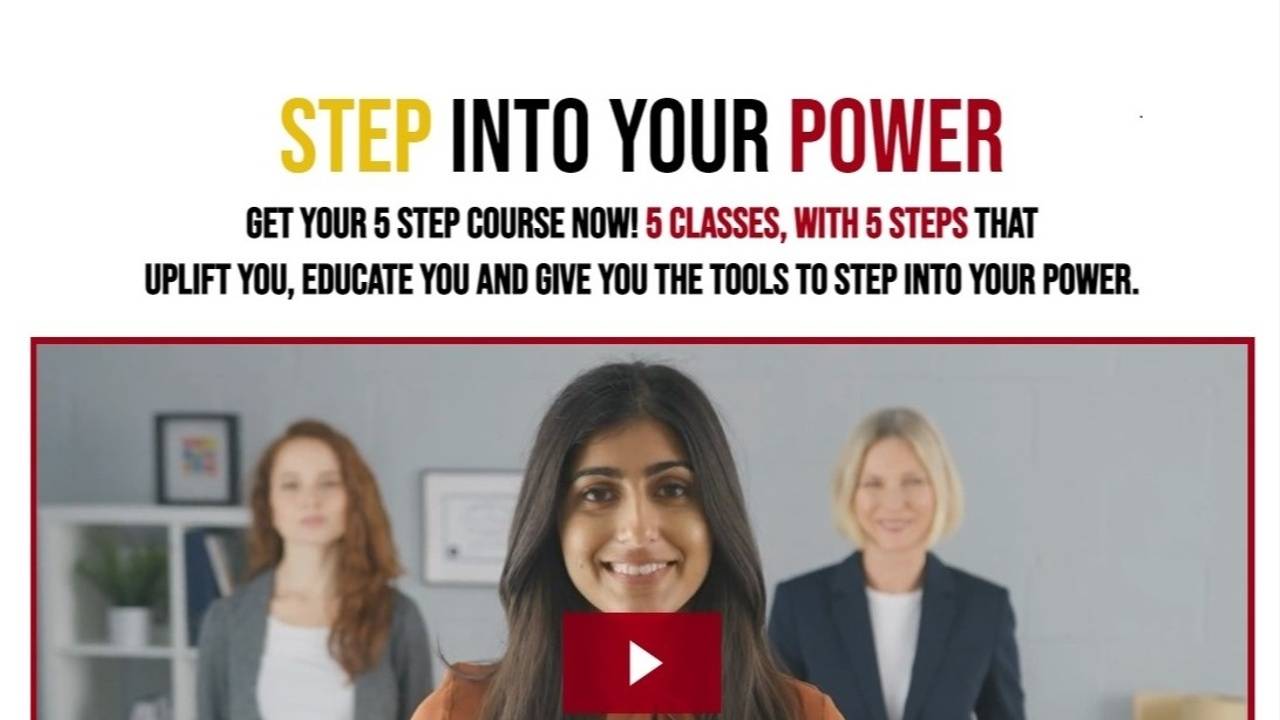 Step Into Your Power - Gain Confidence, Charisma and Belief in You