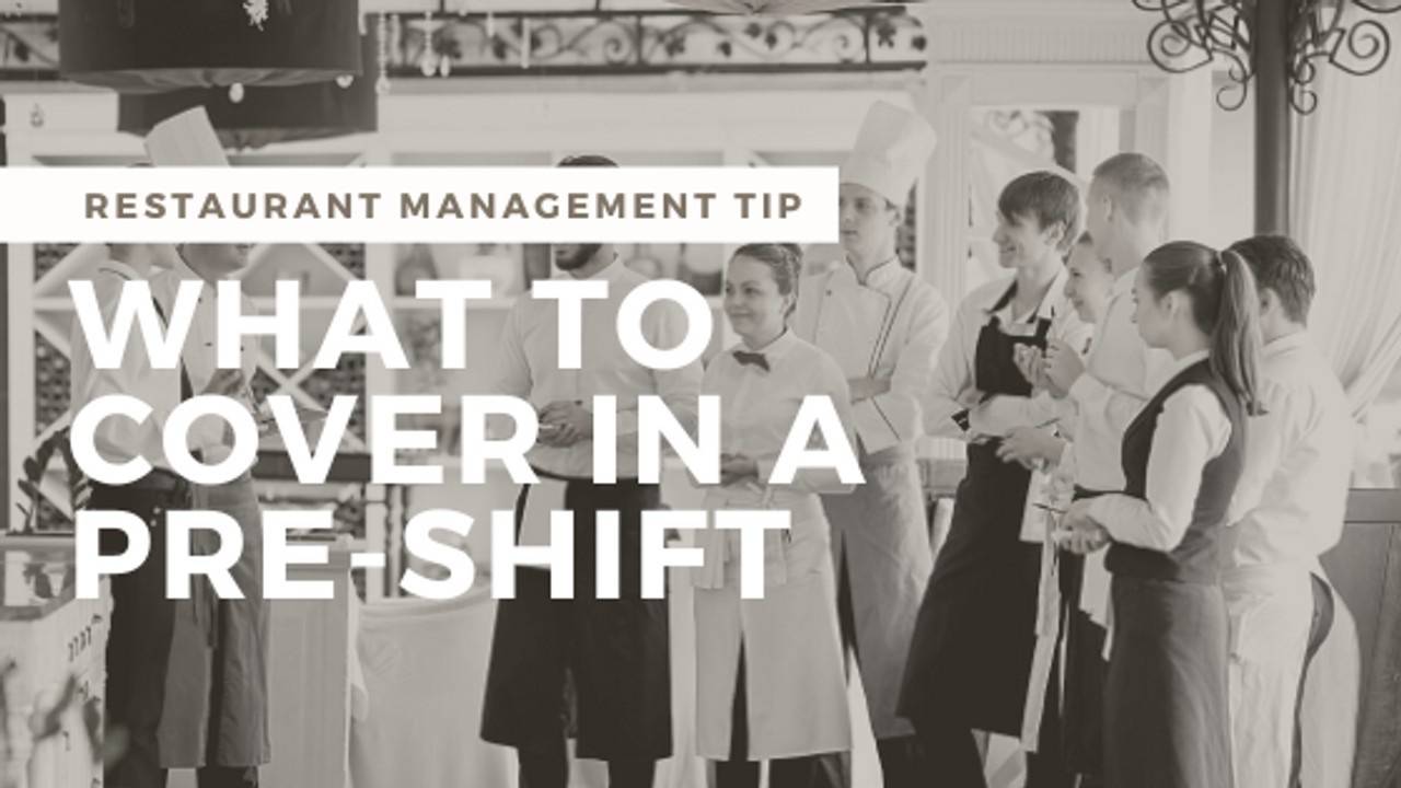 How to Run Pre-Shift Meetings for Your Restaurant