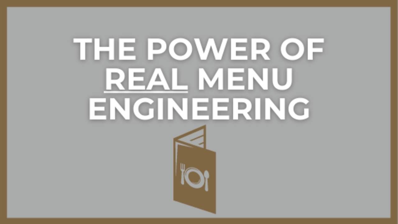 Menu Engineering to Control Restaurant Food Cost
