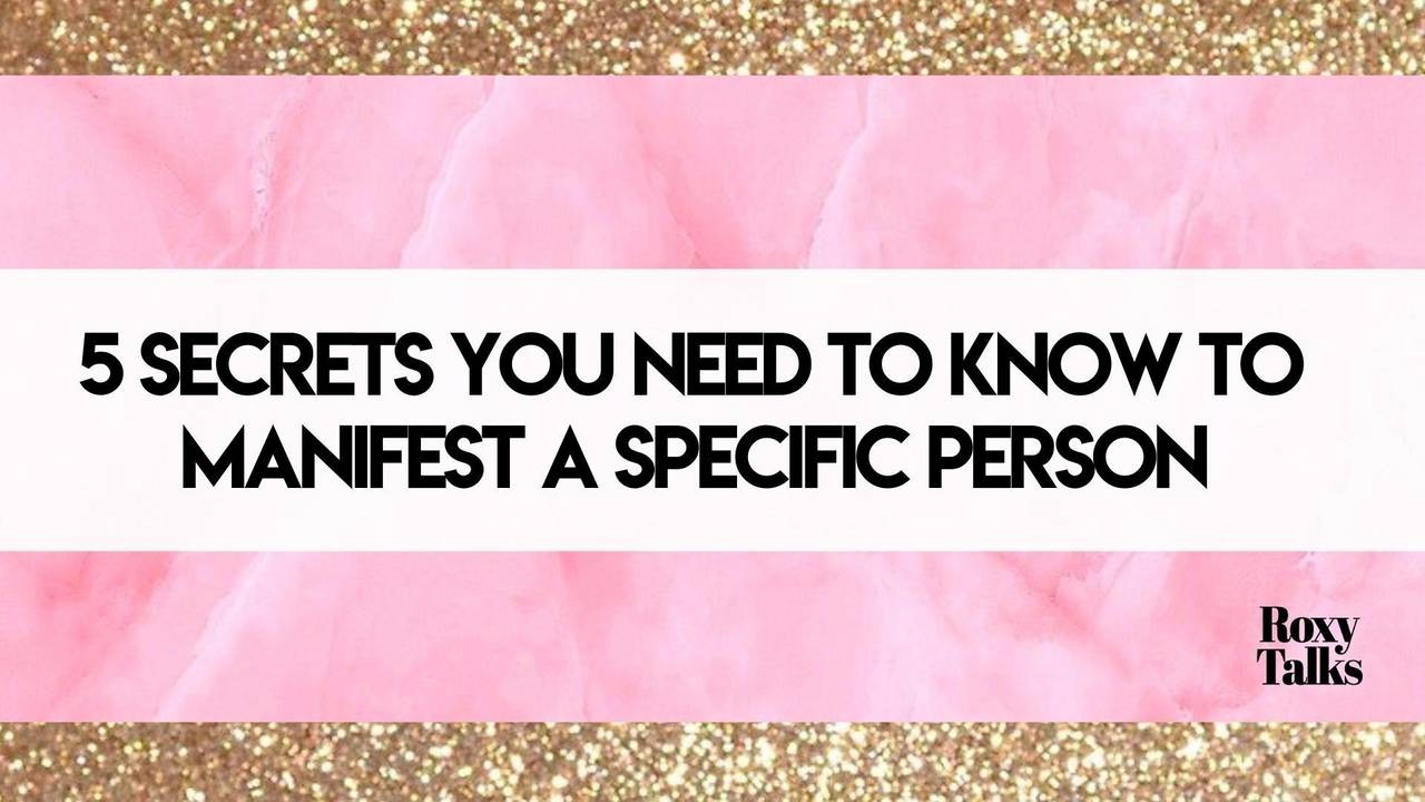 Manifest A Specific Person Free Masterclass