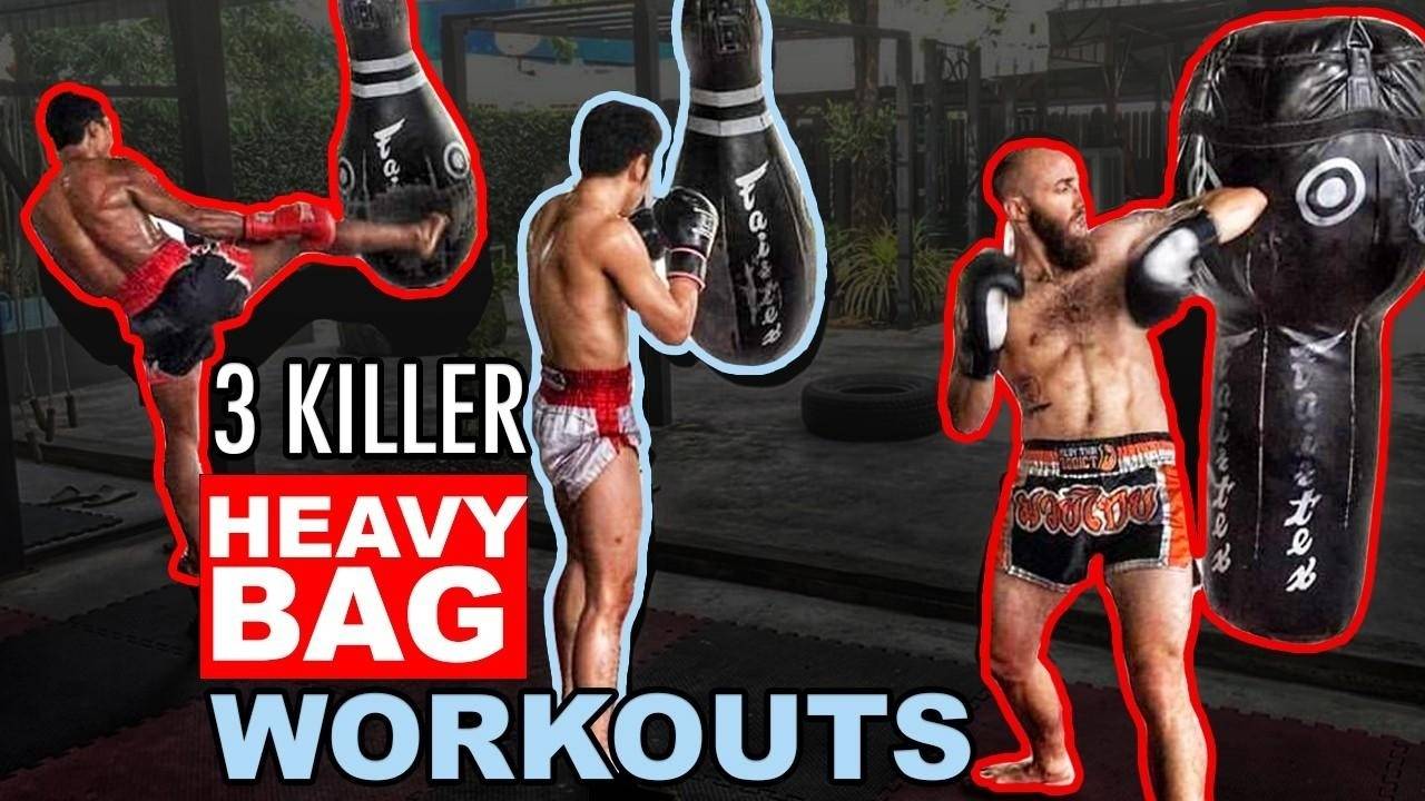 3 Killer Heavy Bag Workouts
