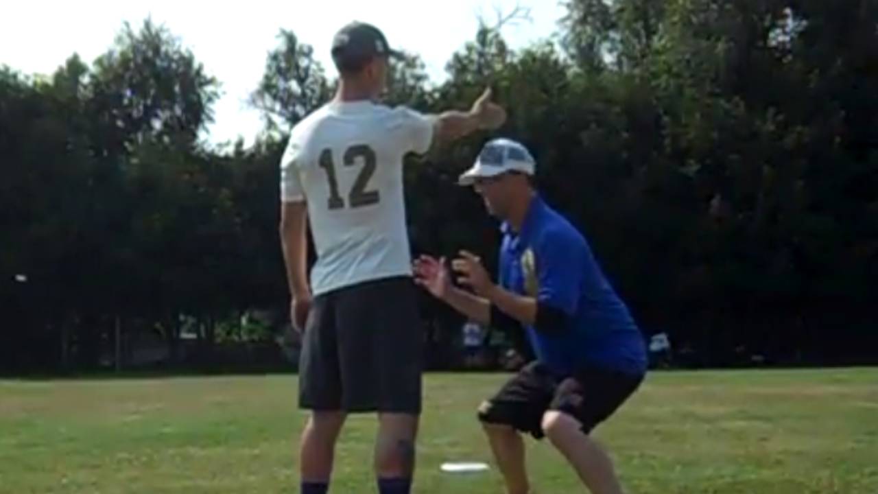 Handler Offense and Defense in Ultimate Frisbee