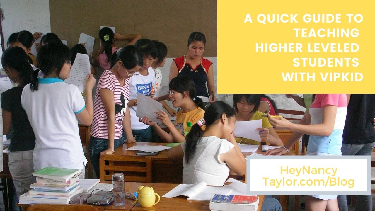Welcome to your roadmap to teaching higher leveled students at VIPKID.