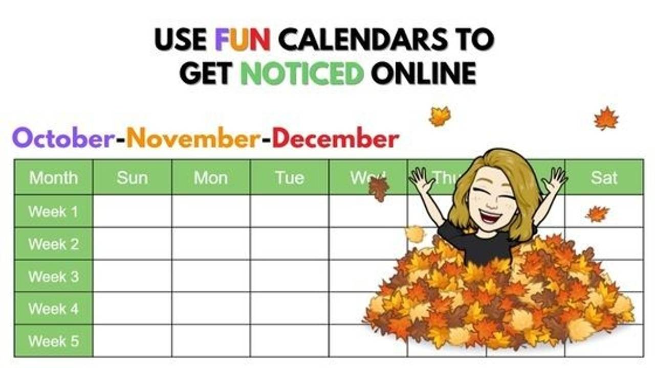 Use Fun Calendars to Get Your Content Noticed