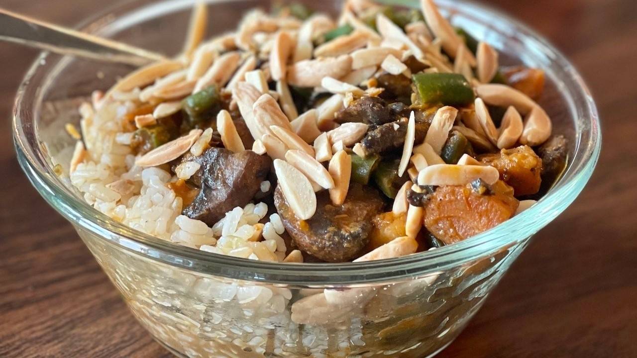 Tikka Veggies with Green Beans & Mushrooms