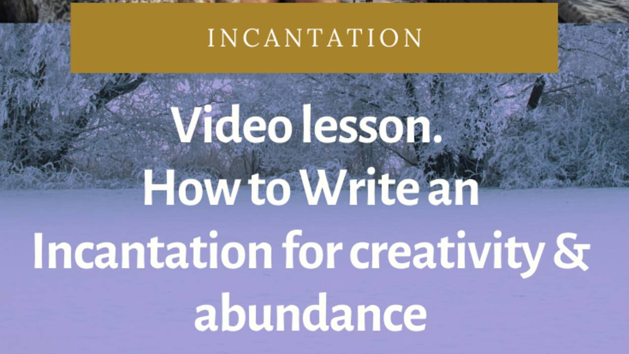 Create Your Incantation To Change Your Vibration