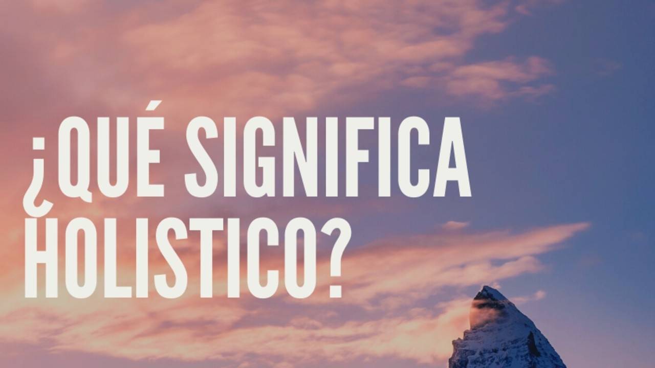 ¿Qué significa holístico?