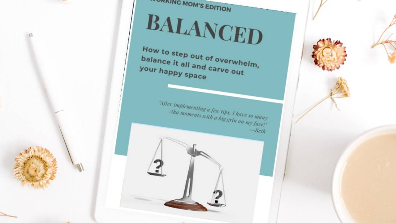 How to balance it all as a working mom
