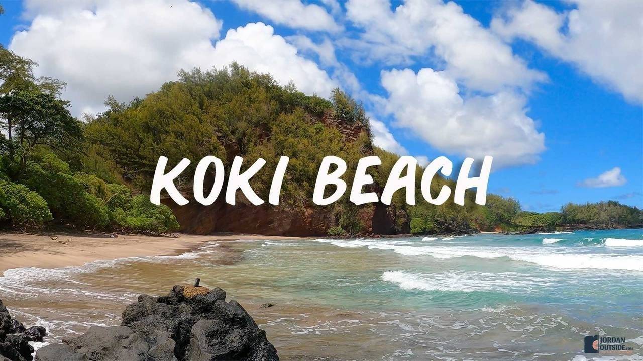 Koki Beach is one of the best beaches on the east side of Maui, Hawaii