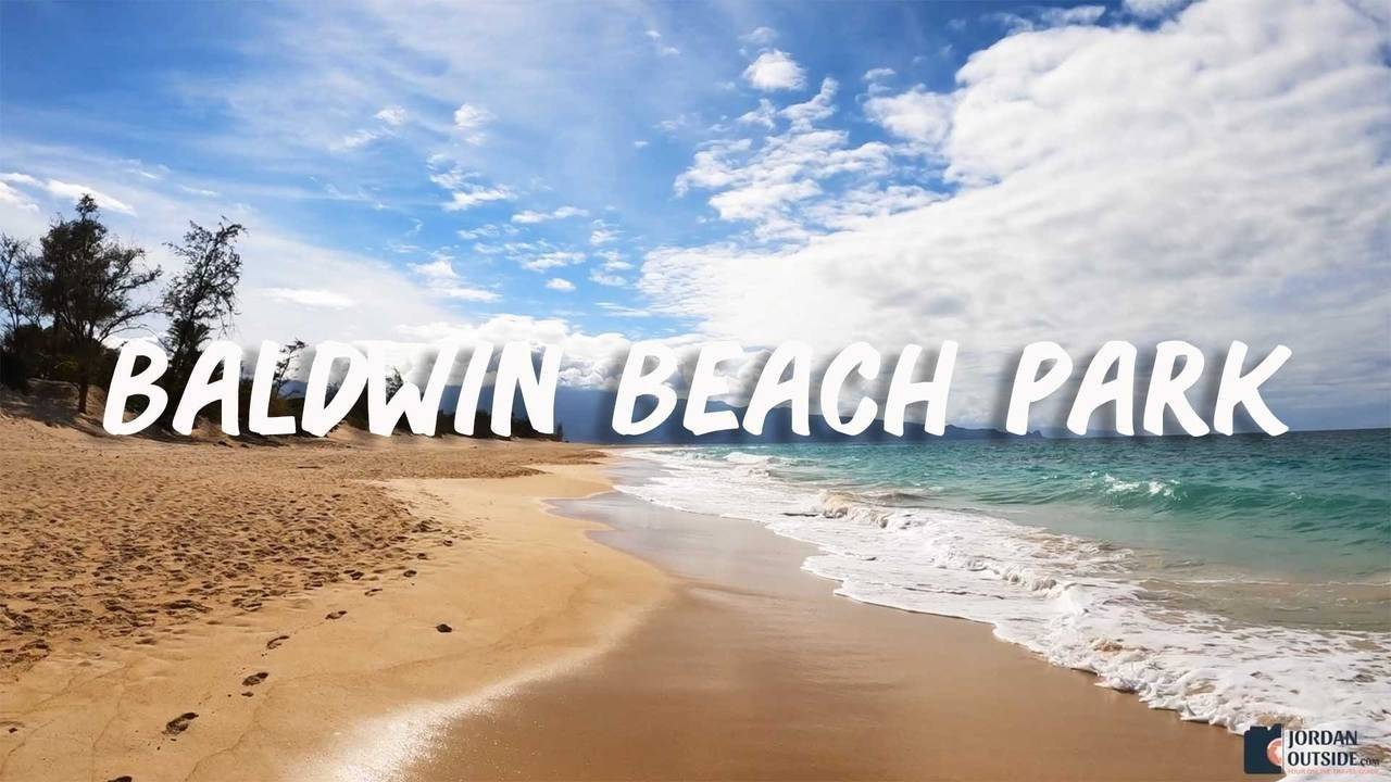 Baldwin Beach Park is a beautiful 1 mile beach in Maui, Hawaii