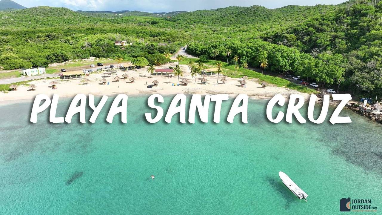 Playa Santa Cruz is a beautiful beach on the northwest side of Curacao