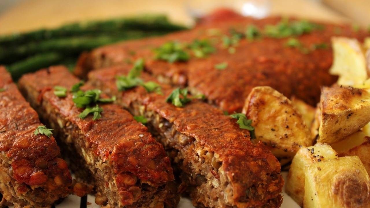 Delicious Lentil Chestnut Meatloaf Recipe