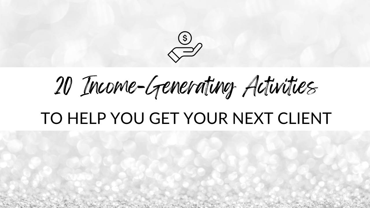 20 Income-Generating Activities