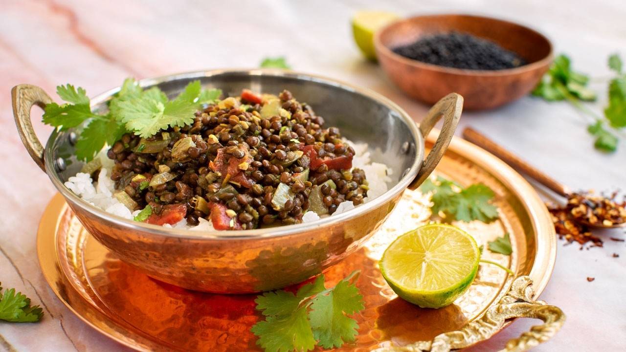 Punjabi Lentils over Rice