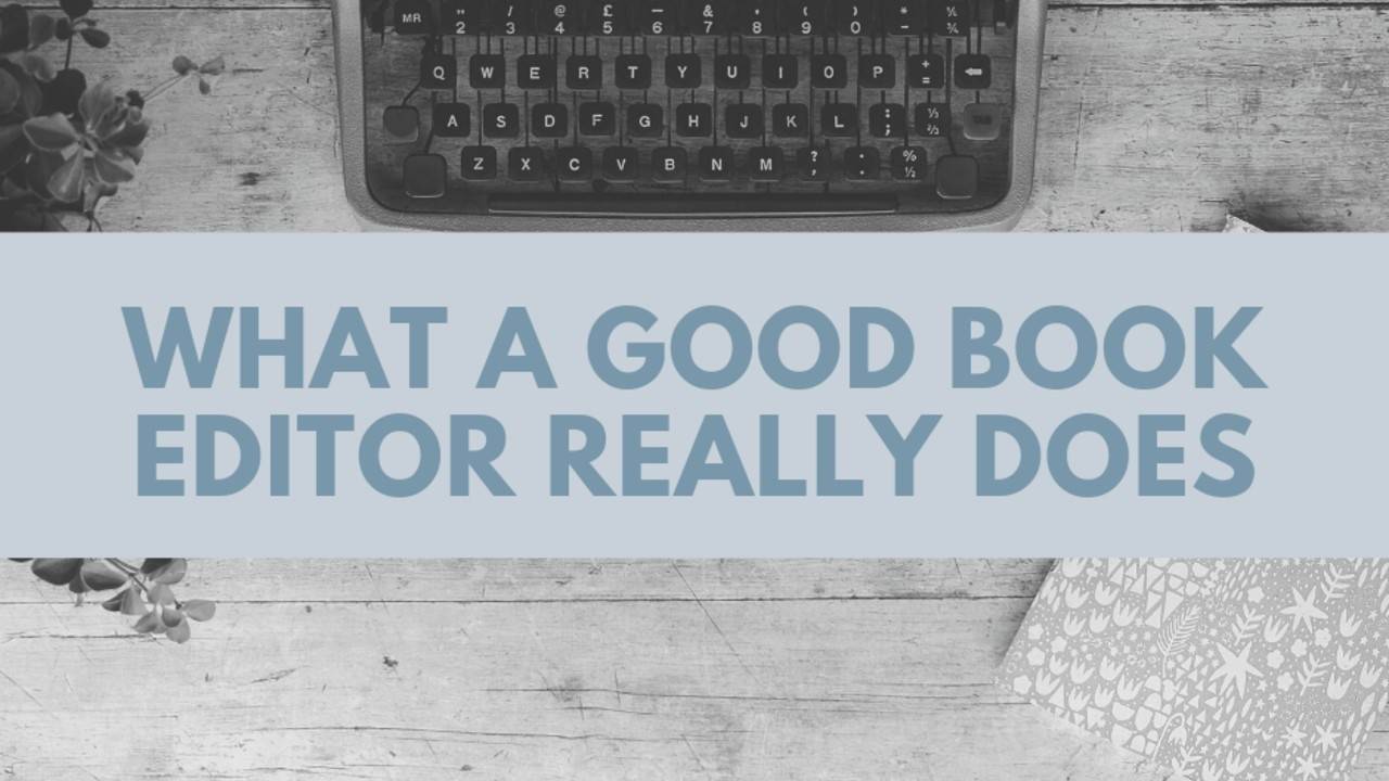 How to find a great book editor