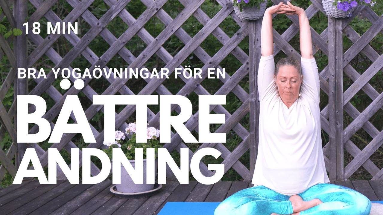 Yogaövningar för en bättre andning