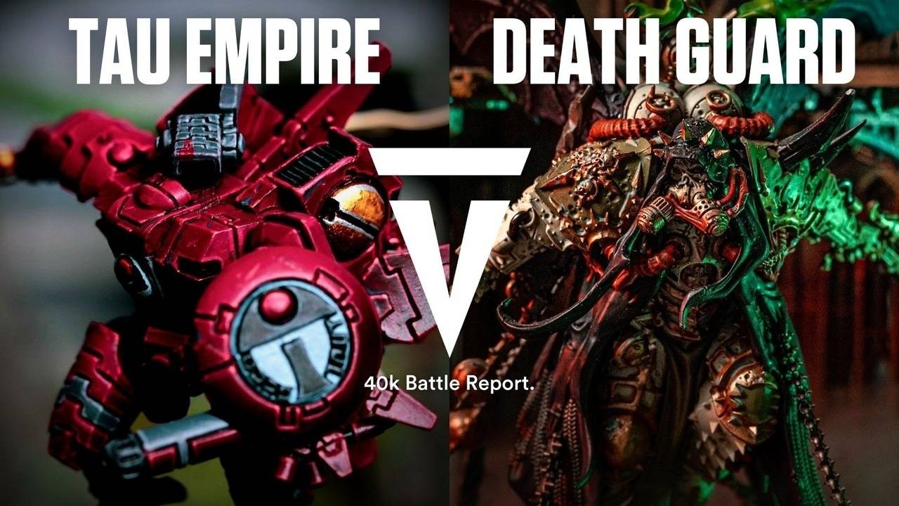 Tau vs Death Guard: Warhammer 40K Battle Report!